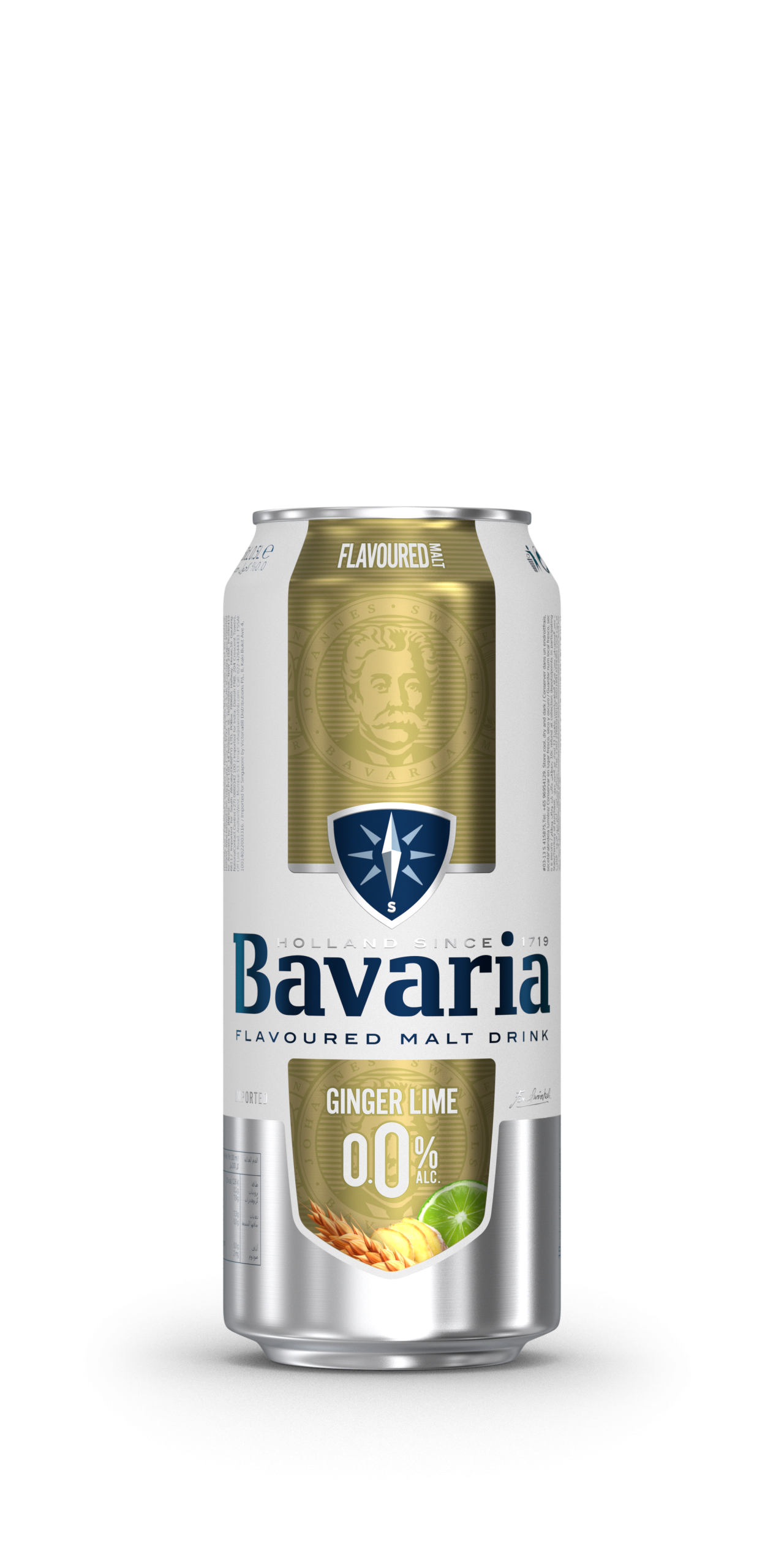 Bavaria Malt Drink Ginger Lime Cans-500ml – Alshahin for Import and ...